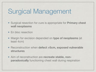 Chest wall tumor | PDF