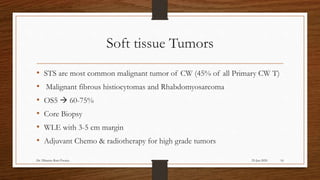 Chest wall tumors dr dharma | PPTX