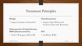 Chest wall tumors dr dharma | PPTX