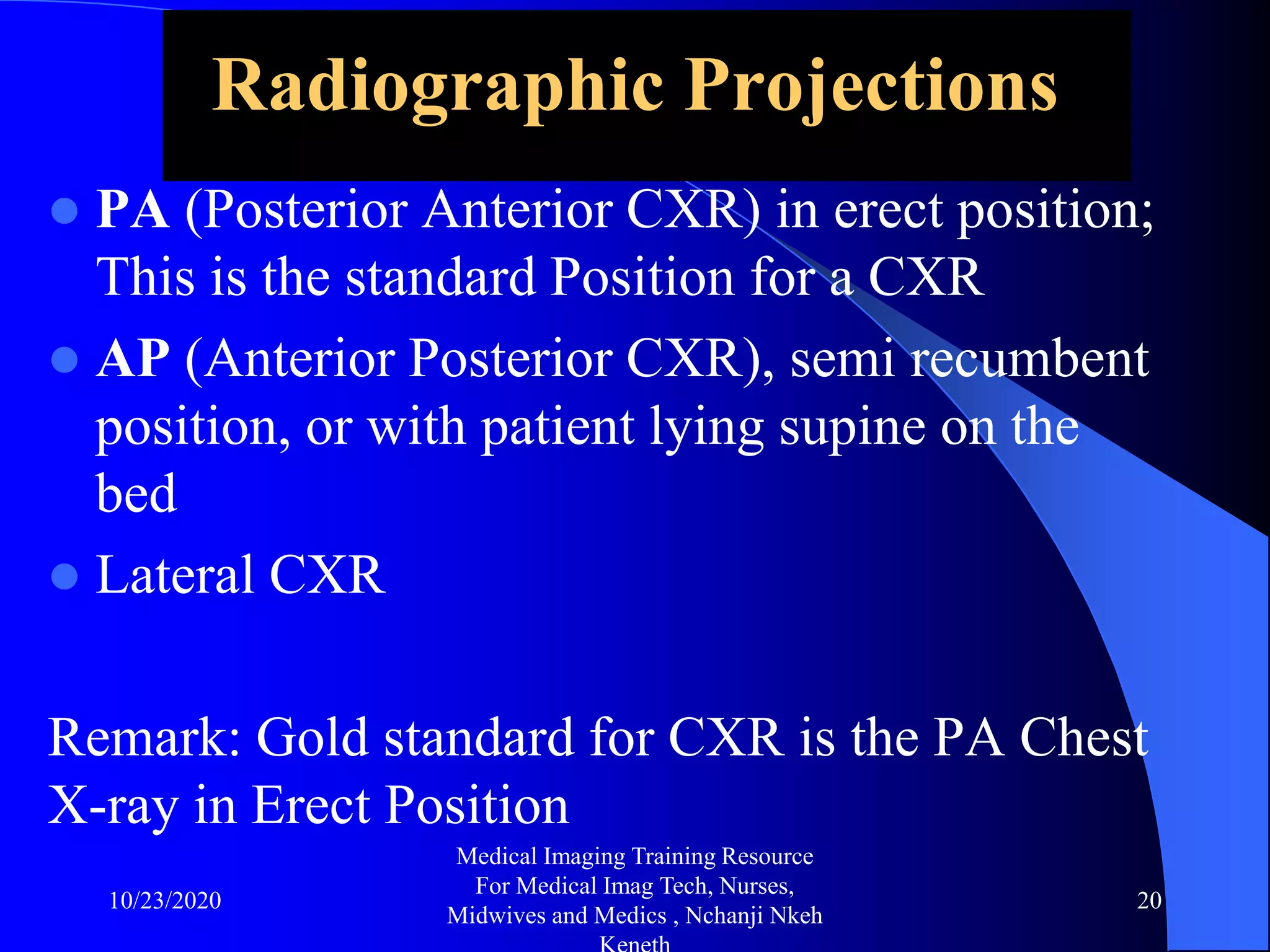 Chest x ray cxr and pathologies radiology training resource nchanji ...