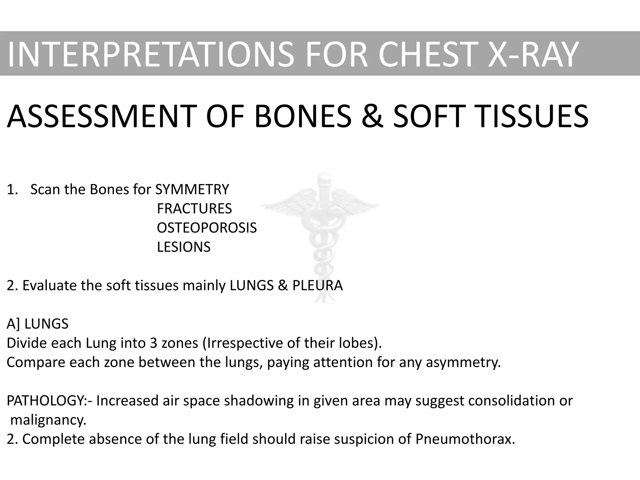 Easy guide to Chest x-ray Interpretation & Case Studies | PPTX