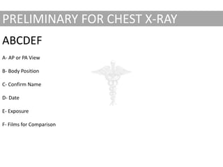 Easy guide to Chest x-ray Interpretation & Case Studies | PPTX