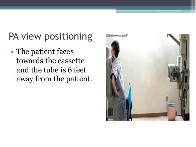 Chest x ray positioning