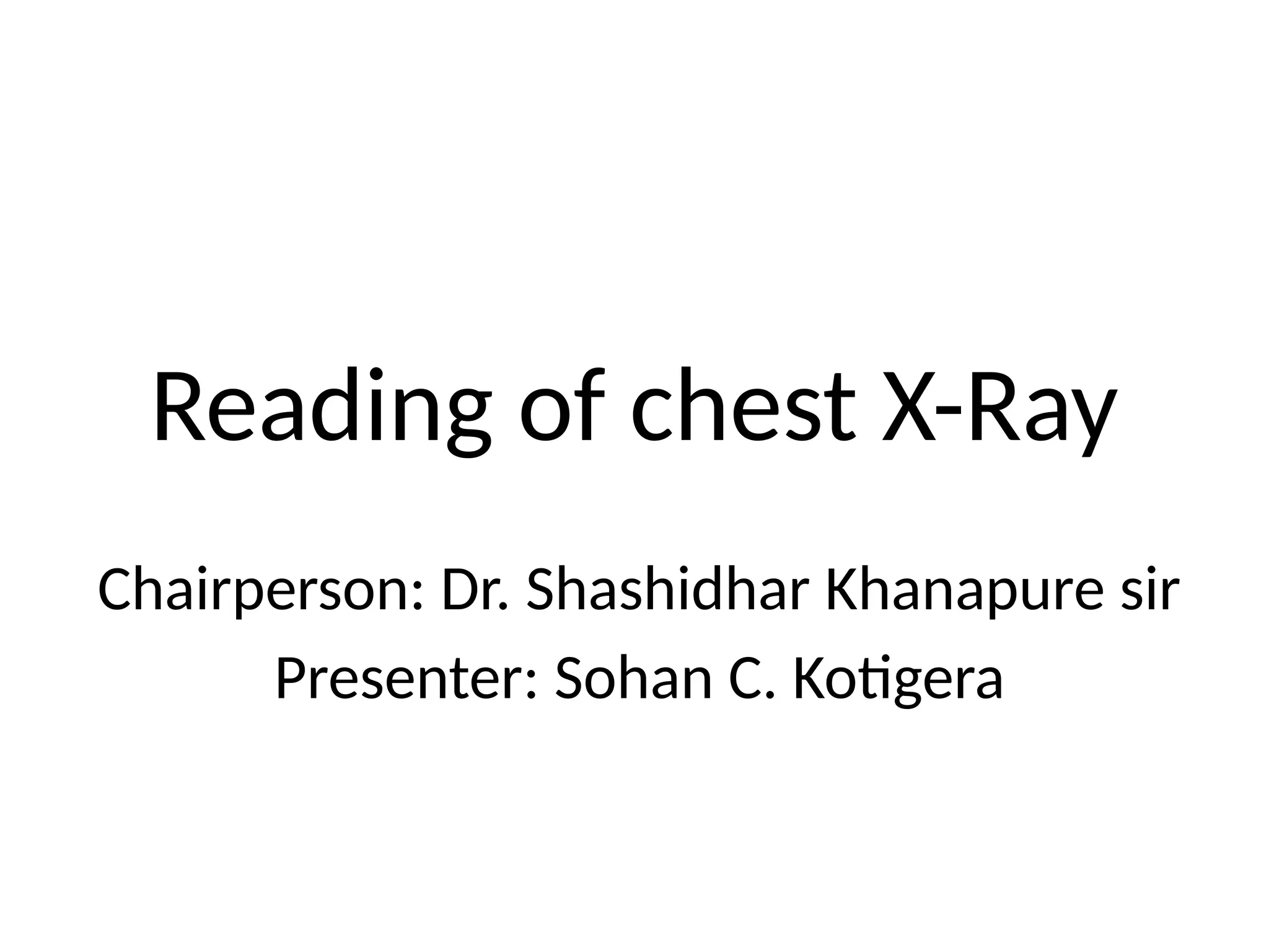 Chest X ray ap and pa view , findings in various diseases | PPTX