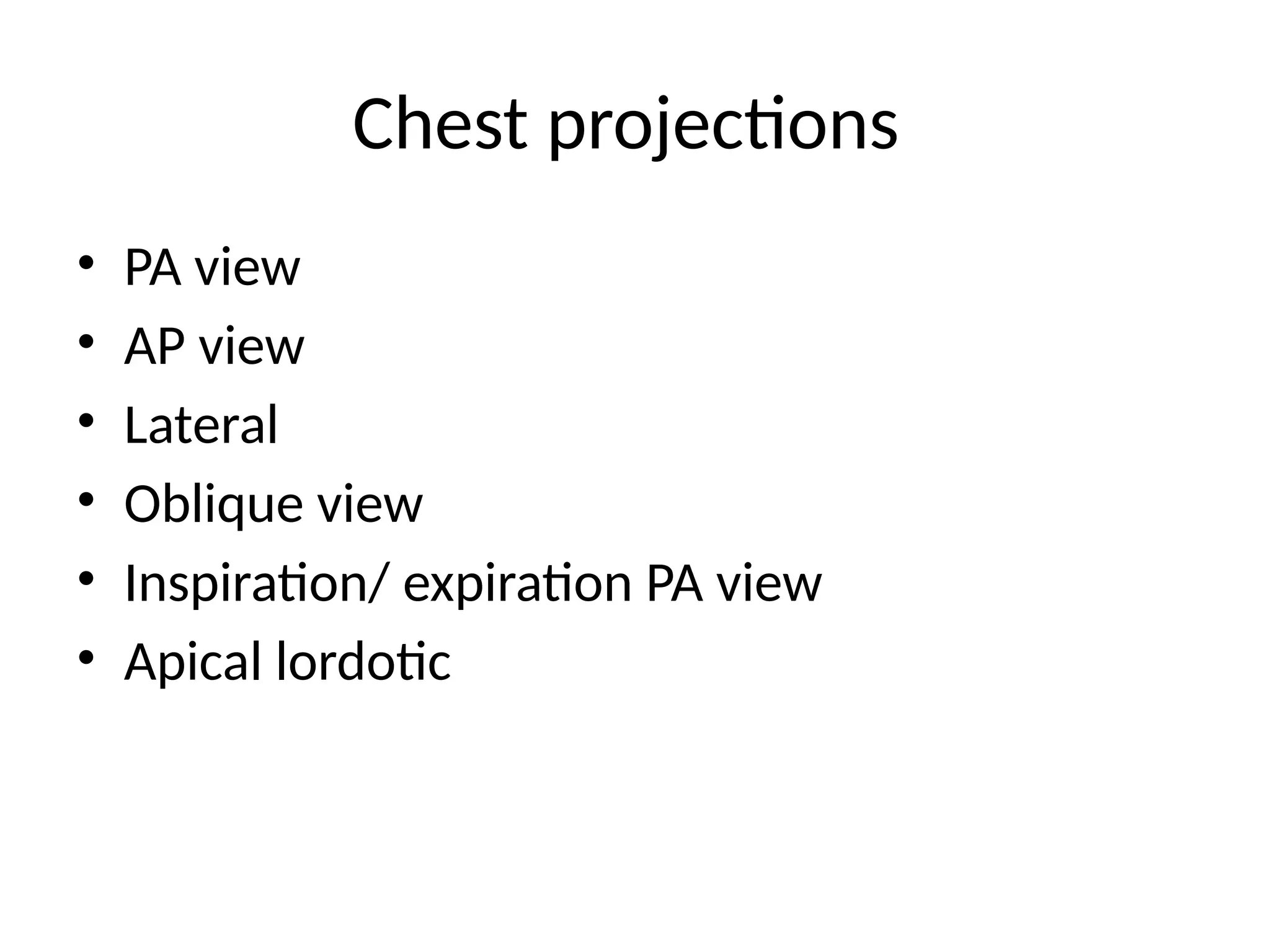 Chest X ray ap and pa view , findings in various diseases | PPTX