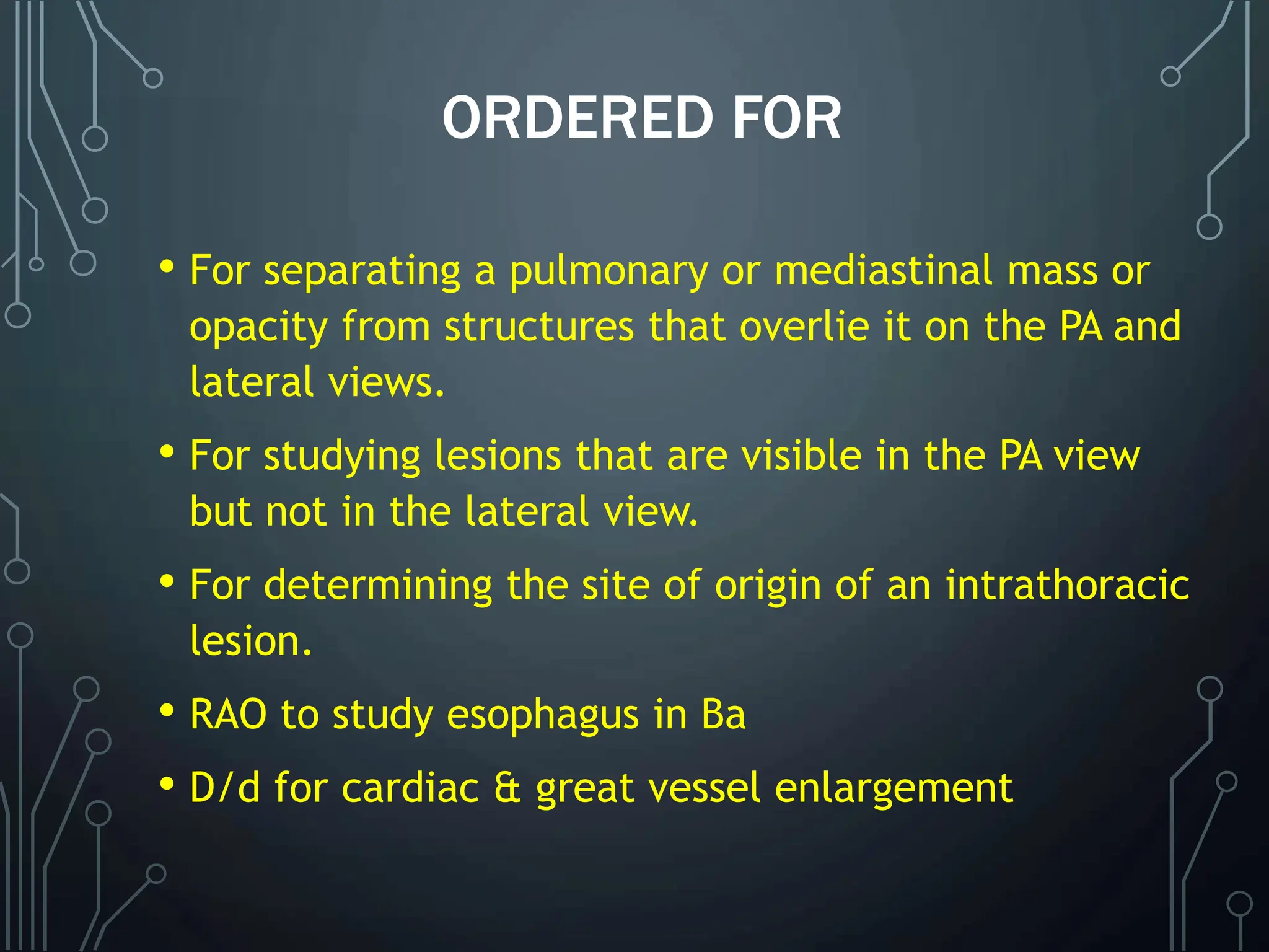 Basic Chest X ray Views - AP, PA & Lateral etc . pptx | PPTX