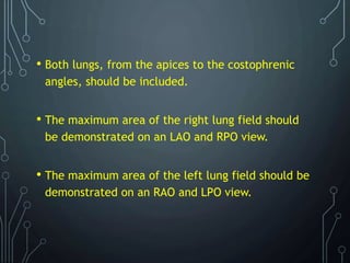 Basic Chest X ray Views - AP, PA & Lateral etc . pptx | PPTX