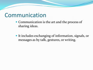 communication process and models | PPT