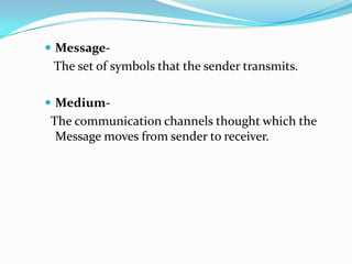 communication process and models | PPTX
