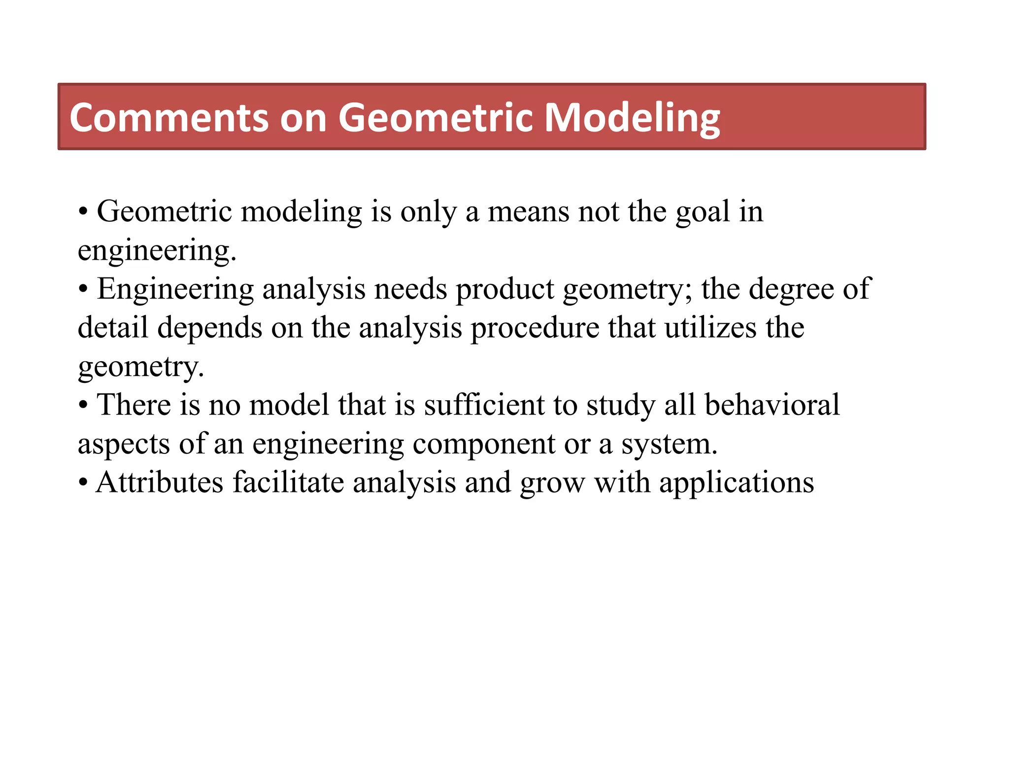 Geometric Modeling Ppt 8822