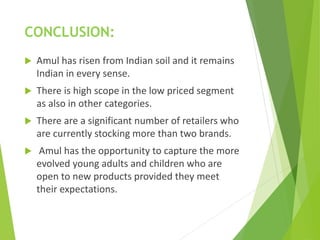 AMUL CASE STUDY | PPTX