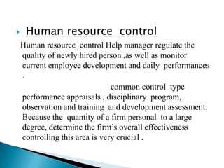 control technique's | PPTX