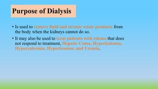 Chetan dialysis ppt | PPT