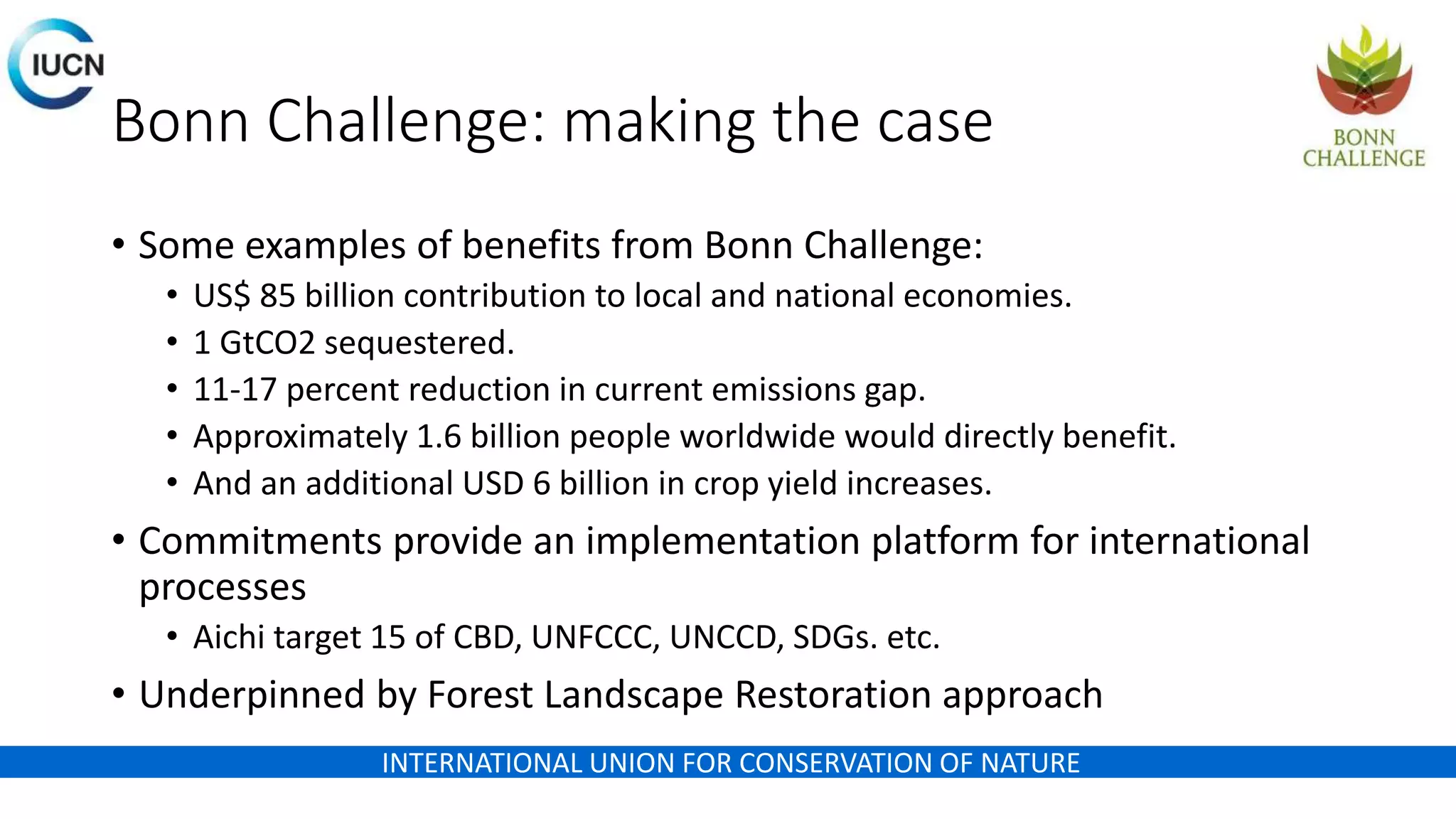 Restoring our rainforests: Bonn Challenge and Forest Landscape ...