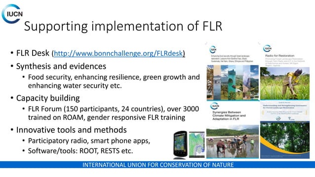 Restoring our rainforests: Bonn Challenge and Forest Landscape ...