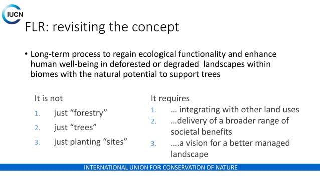 Restoring our rainforests: Bonn Challenge and Forest Landscape ...