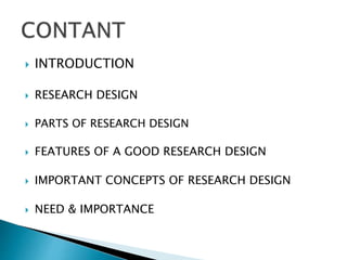 Research Design | PPTX