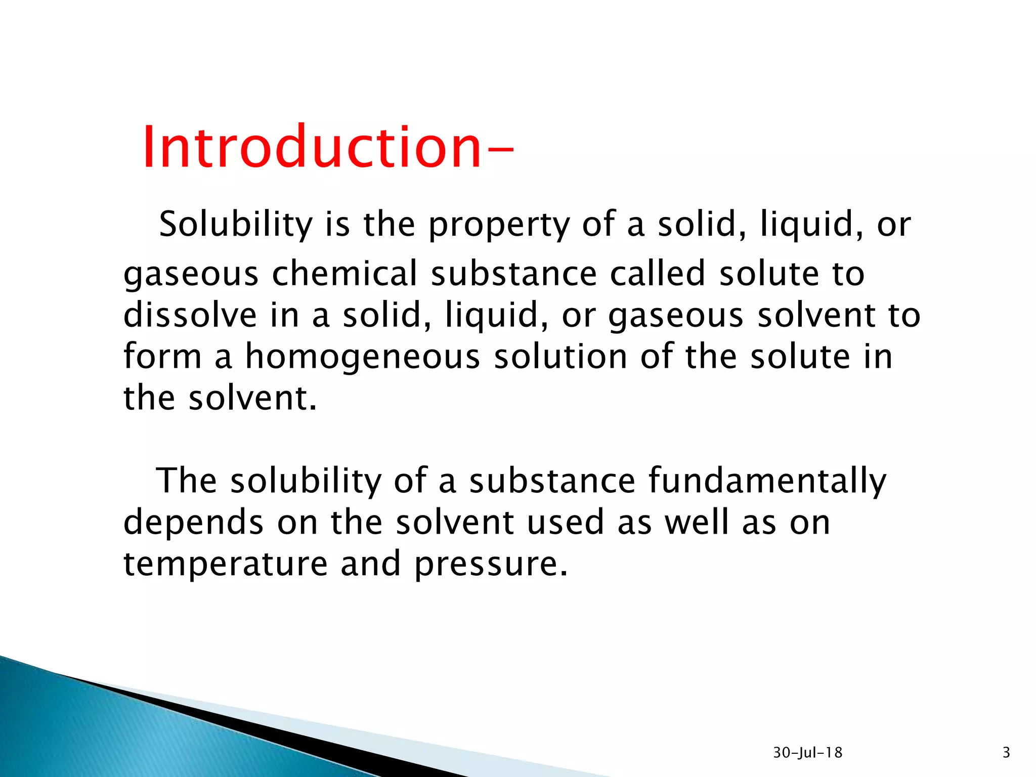 METHODS OF ENHANCEMENT OF SOLUBILITY | PPTX