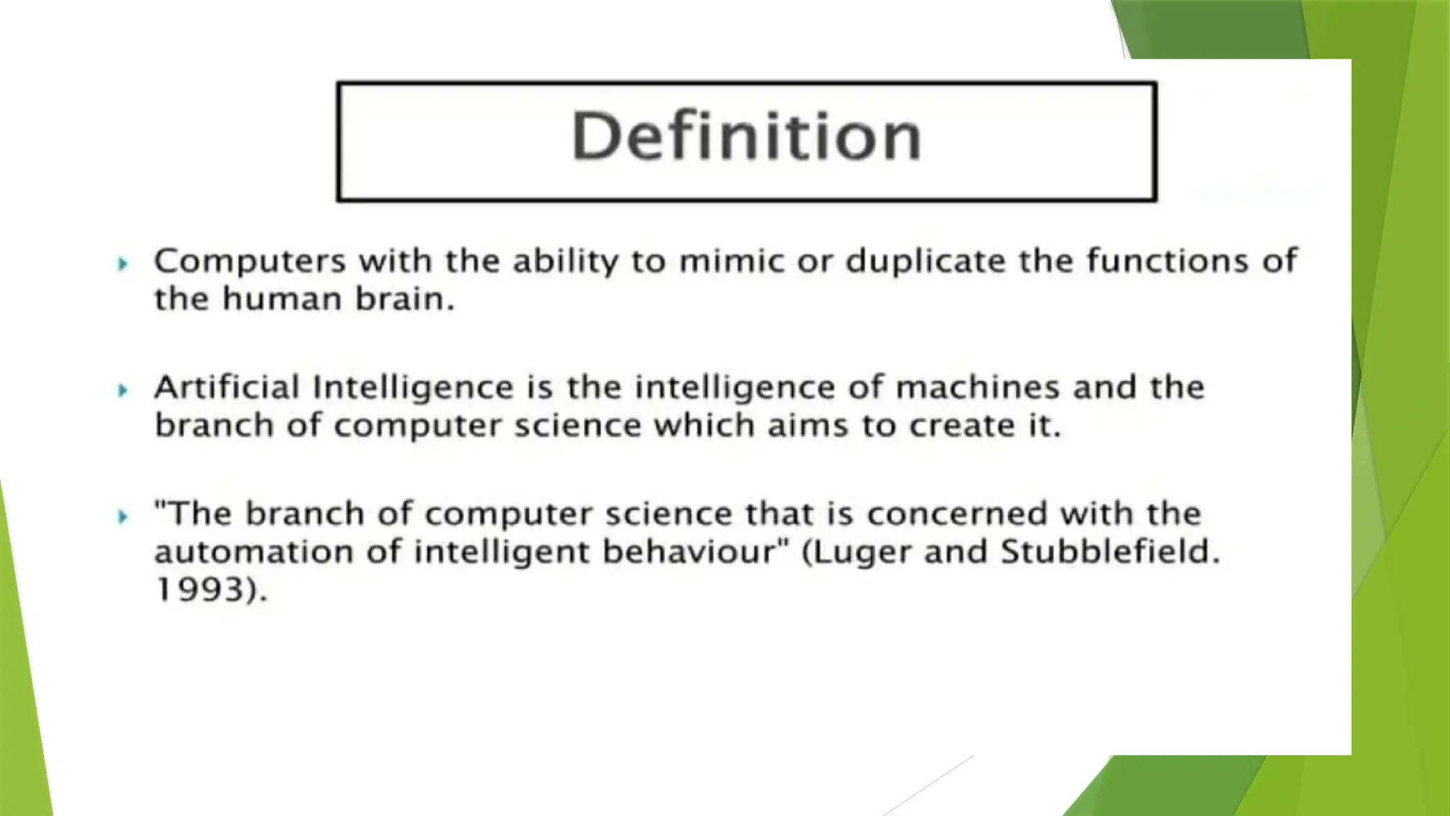 Introduction to the Artificial intelligence PPT | PPTX
