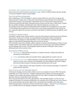 Chet Baker The Trumpet Virtuoso and His Timeless Jazz Legacy.pdf