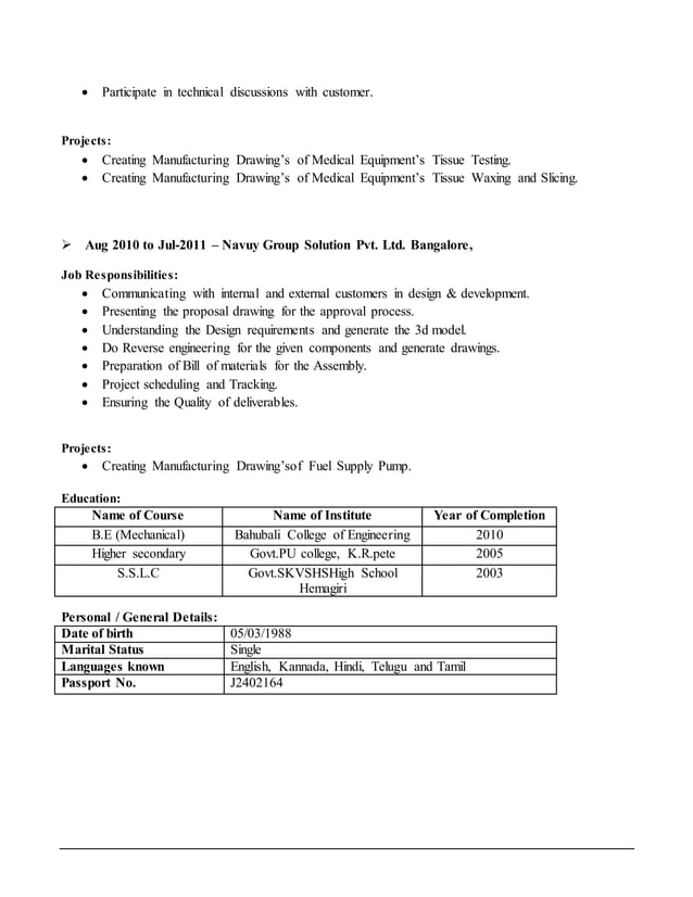 Chethan resume | DOCX