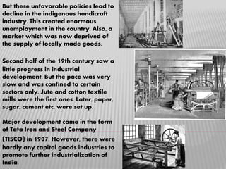 INDIAN ECONOMY ON THE EVE OF INDEPENDENCE | PPTX