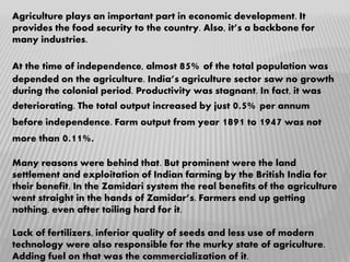 INDIAN ECONOMY ON THE EVE OF INDEPENDENCE | PPTX