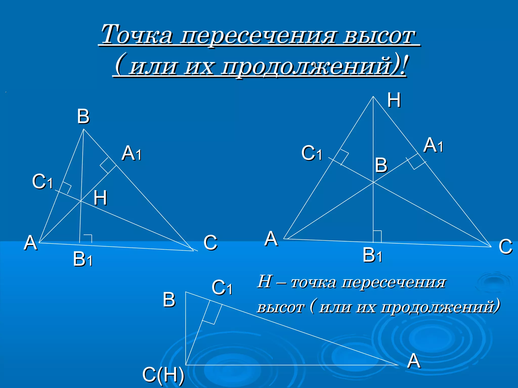 Chetyre zamechatelnye tochki_treugolnika | PPT