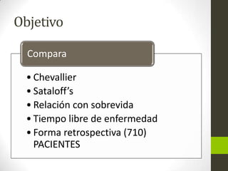 Comparison of the prognostic significance of Chevallier and Sataloff’s ...
