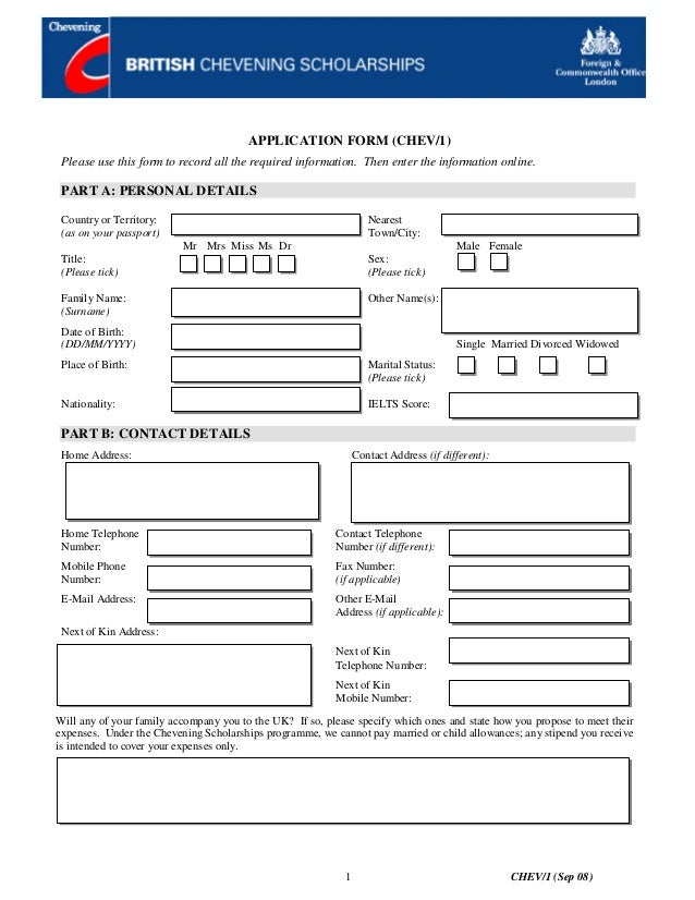 Cheveningapplicationform 111019122855-phpapp02
