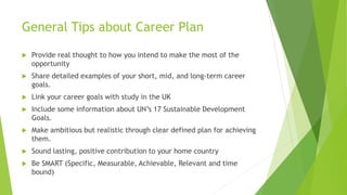 Chevening Scholarship Application Tips: Writing Outstanding Studying in ...