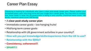 General Information About the Chevening Scholarship Application and ...