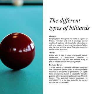 Chevillotte: The Manufacturer of Exclusive Modern Billiard Tables ...