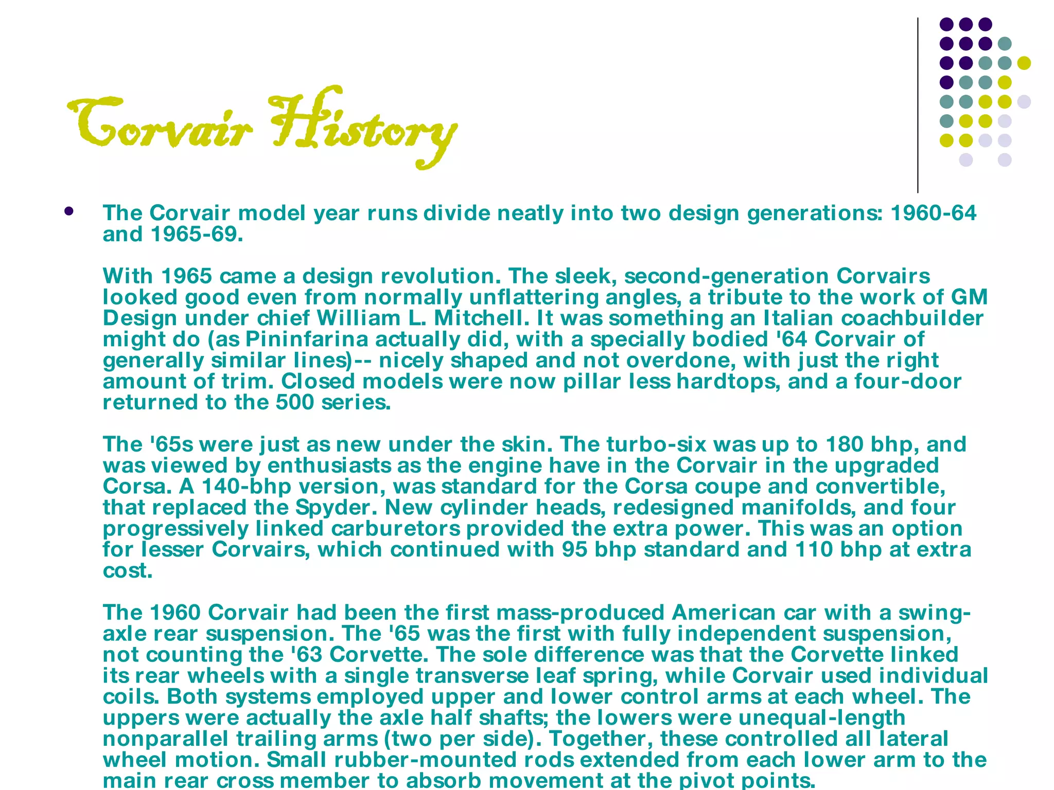 Chevrolet Corvair | PPT