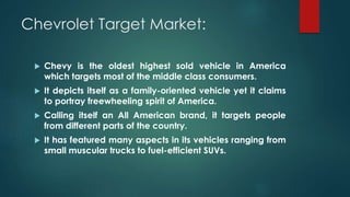 Chevrolet ppt's | PPTX