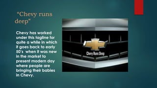 Chevrolet ppt's | PPTX