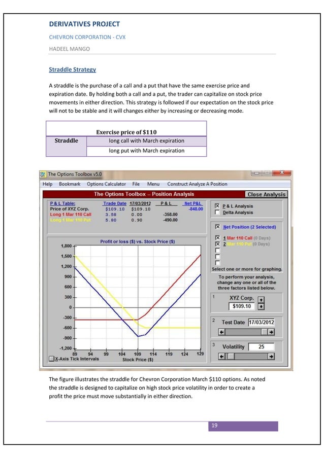 Chevron - Derivatives and Financial Engineering Project | PDF | Power and Energy Industry ...