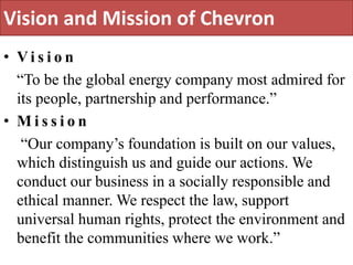 Chevron corporation ppt | PPTX