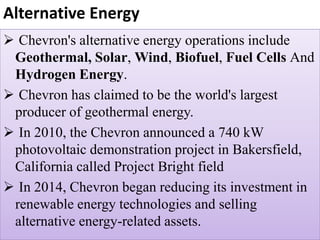 Chevron corporation ppt | PPTX