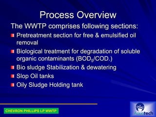 Chevron Phillips Wastewater treatment system | PPT