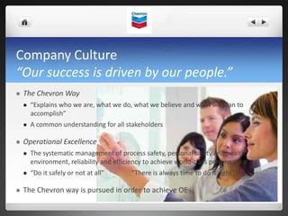 Chevron presentation final | PPTX