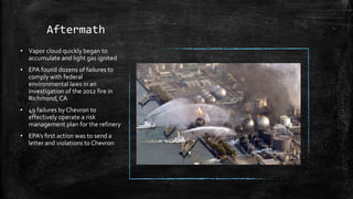 Chevron Refinery Fire 2012 | PPTX