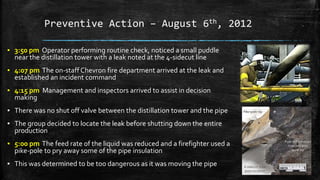 Chevron Refinery Fire 2012 | PPTX
