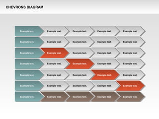 Chevron with Text Boxes Diagram | PPT