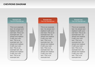 Chevron with Text Boxes Diagram | PPT