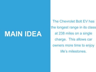 Chevy bolt ev | PPTX