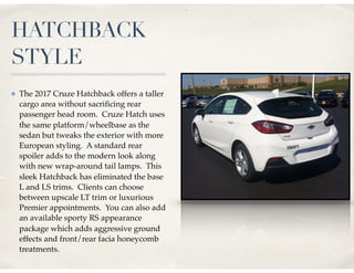 Chevy hatchback exterior 2017 | PPT