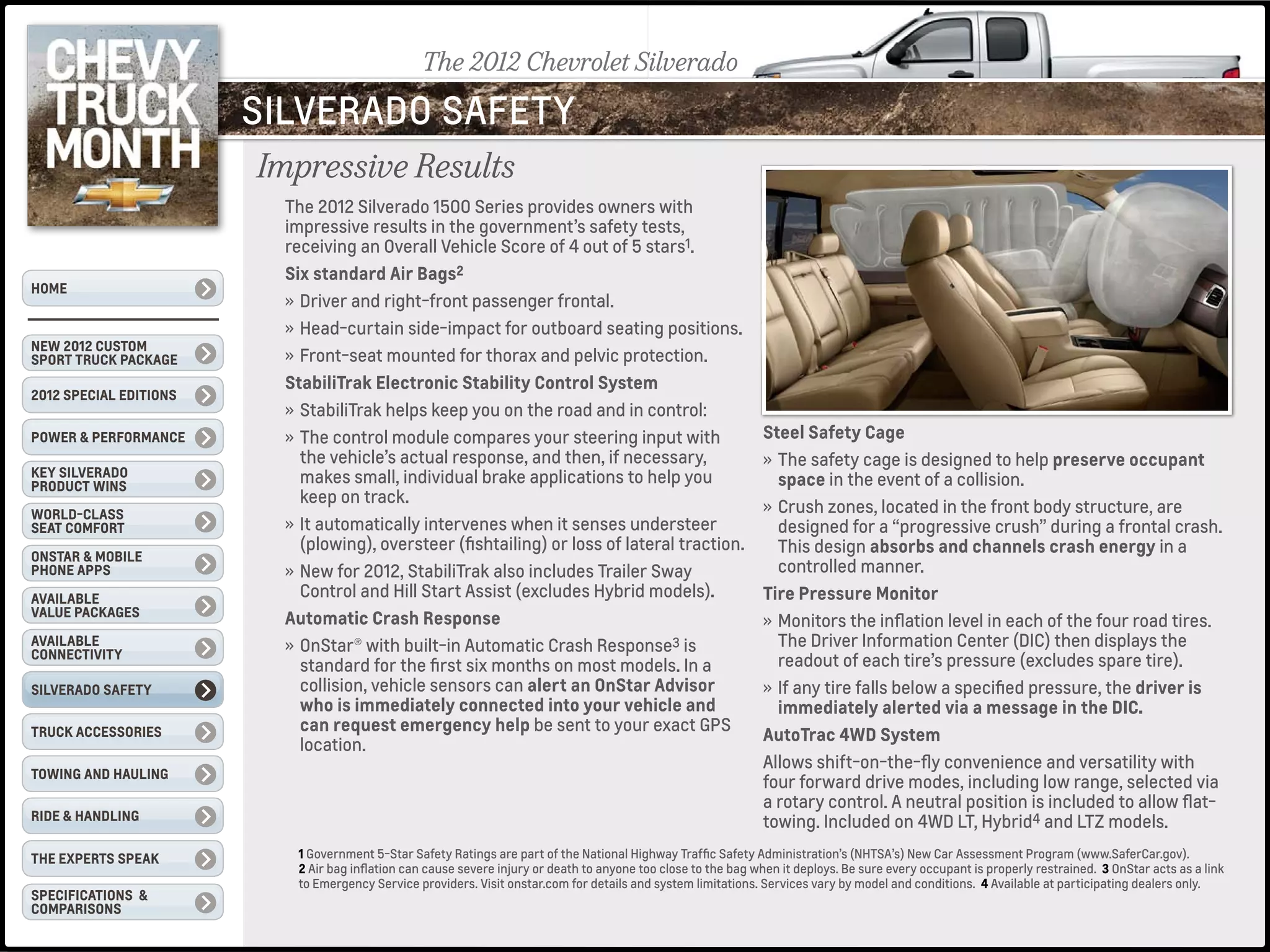 Chevy truck month product facts | PDF