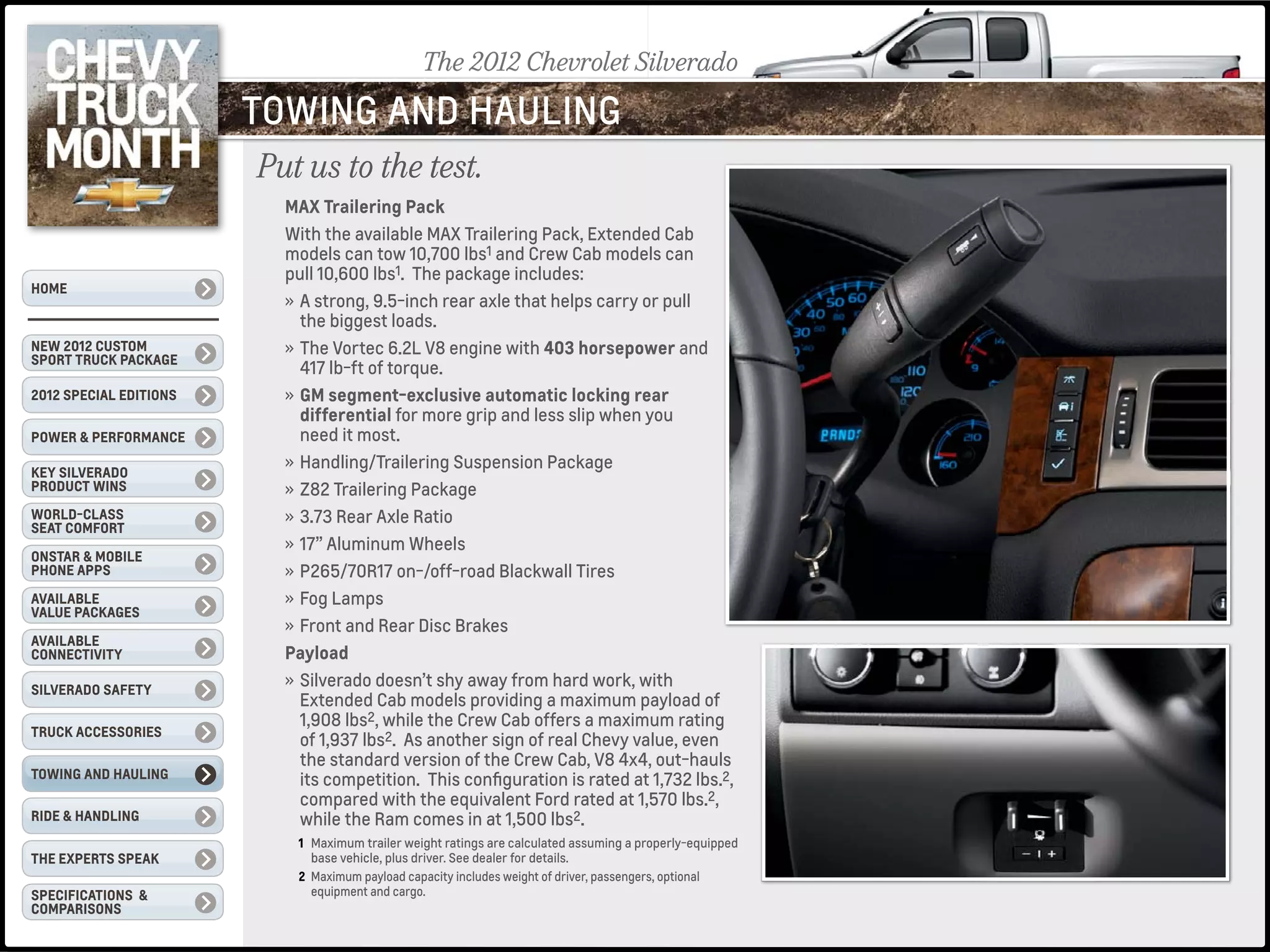 Chevy truck month product facts | PDF | Performance Cars | Auto Type