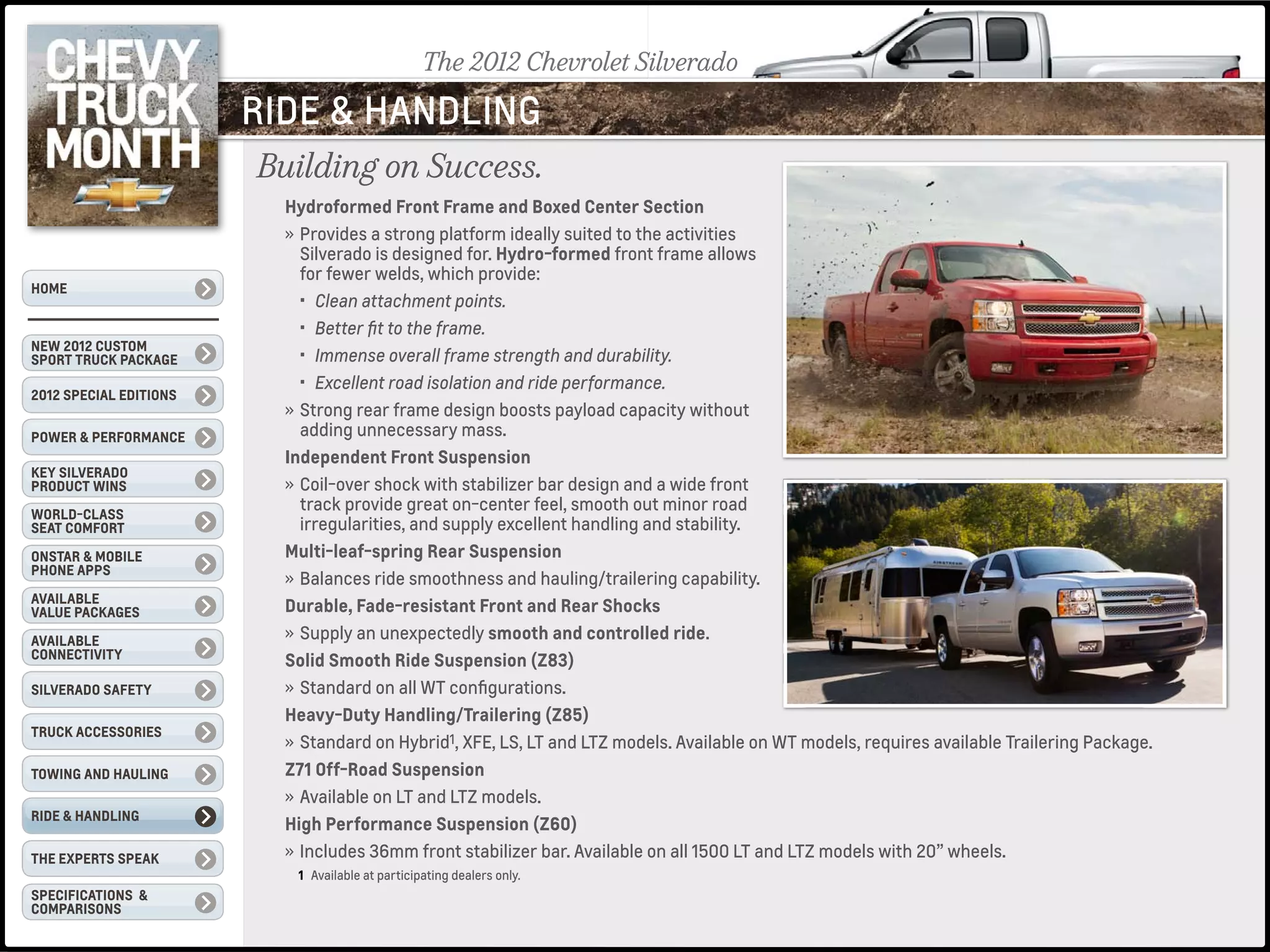 Chevy truck month product facts | PDF